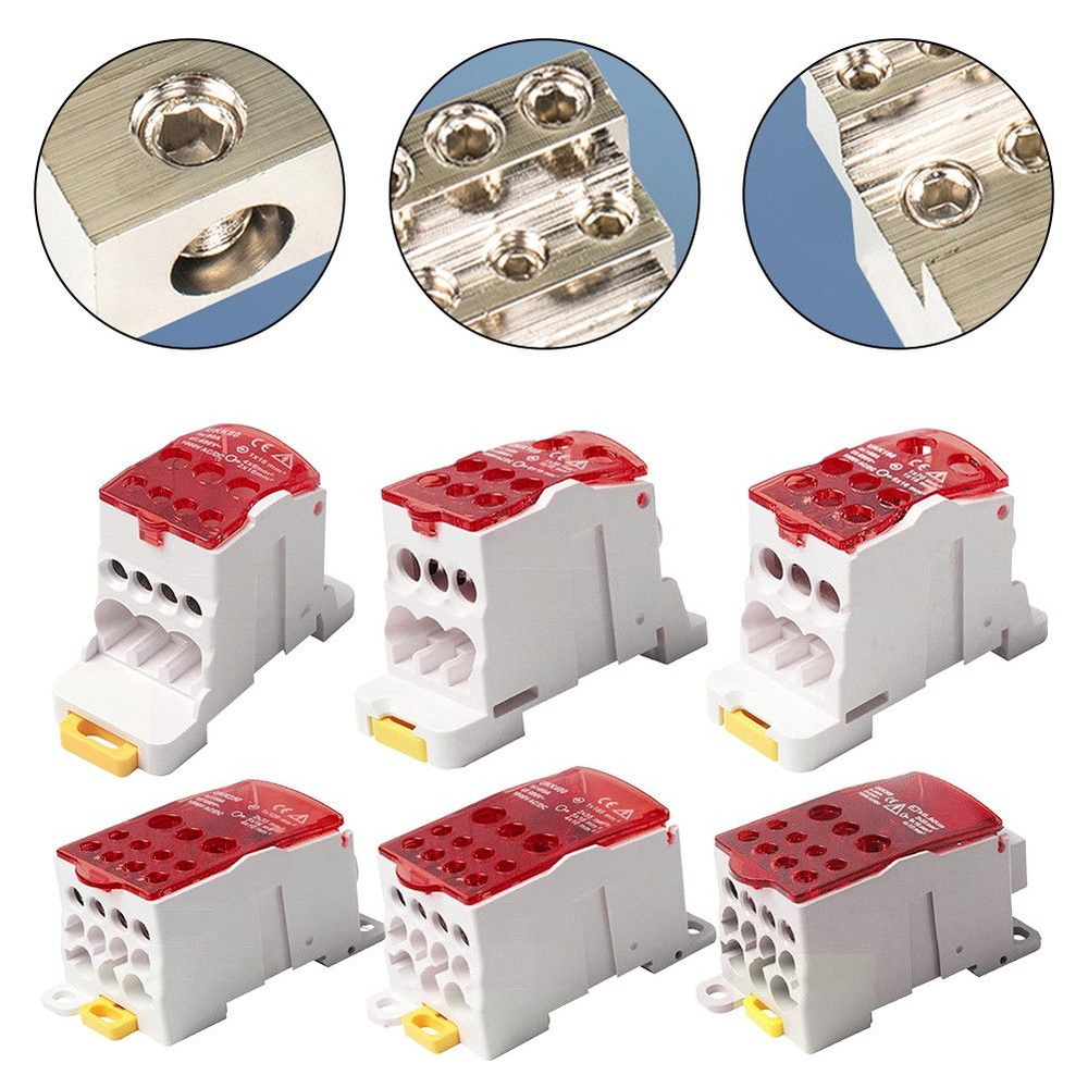 OZ-UVBZ-80A 500A силовая распределительная коробка распределительный клеммный блок разъем DIN ...