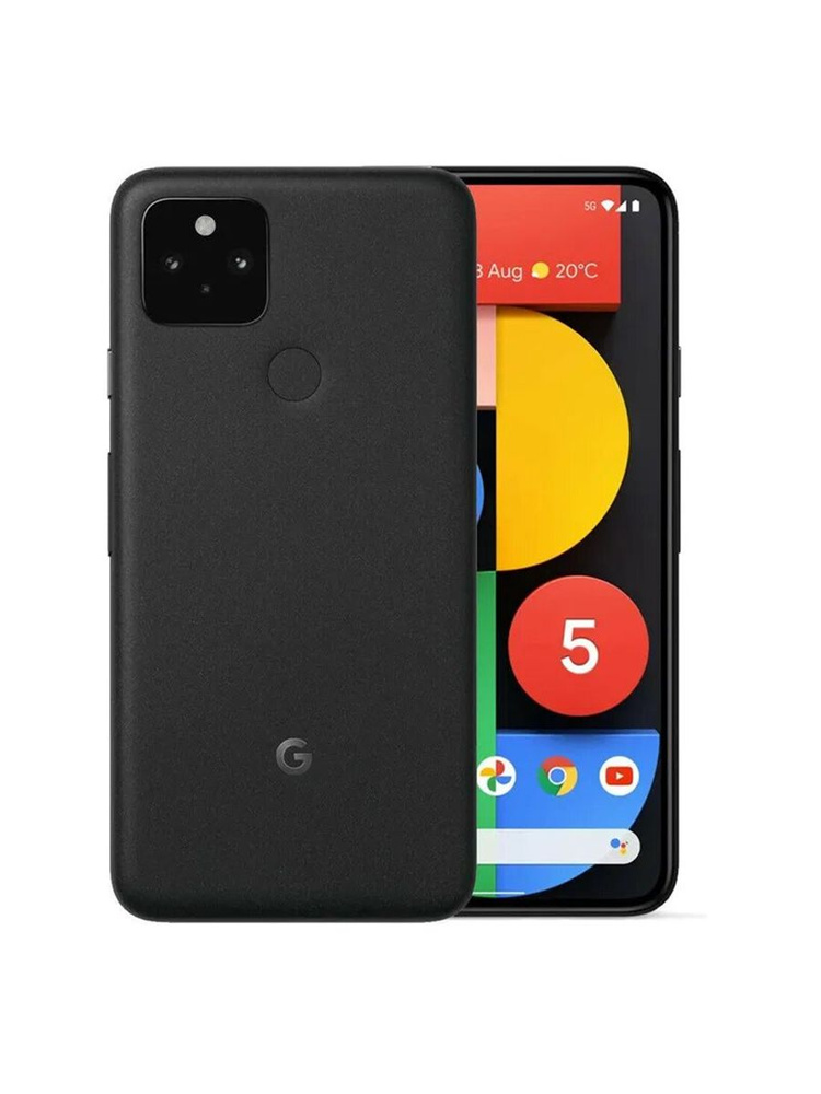 Смартфон Google pixel 5 128 ГБ 8 ГБ Черный OLED/AMOLED 1 SIM купить c ...