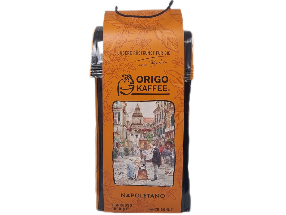 Кофе в зернах ORIGO CAFFE NAPOLETANO 1000 гр. купить на OZON по низкой ...