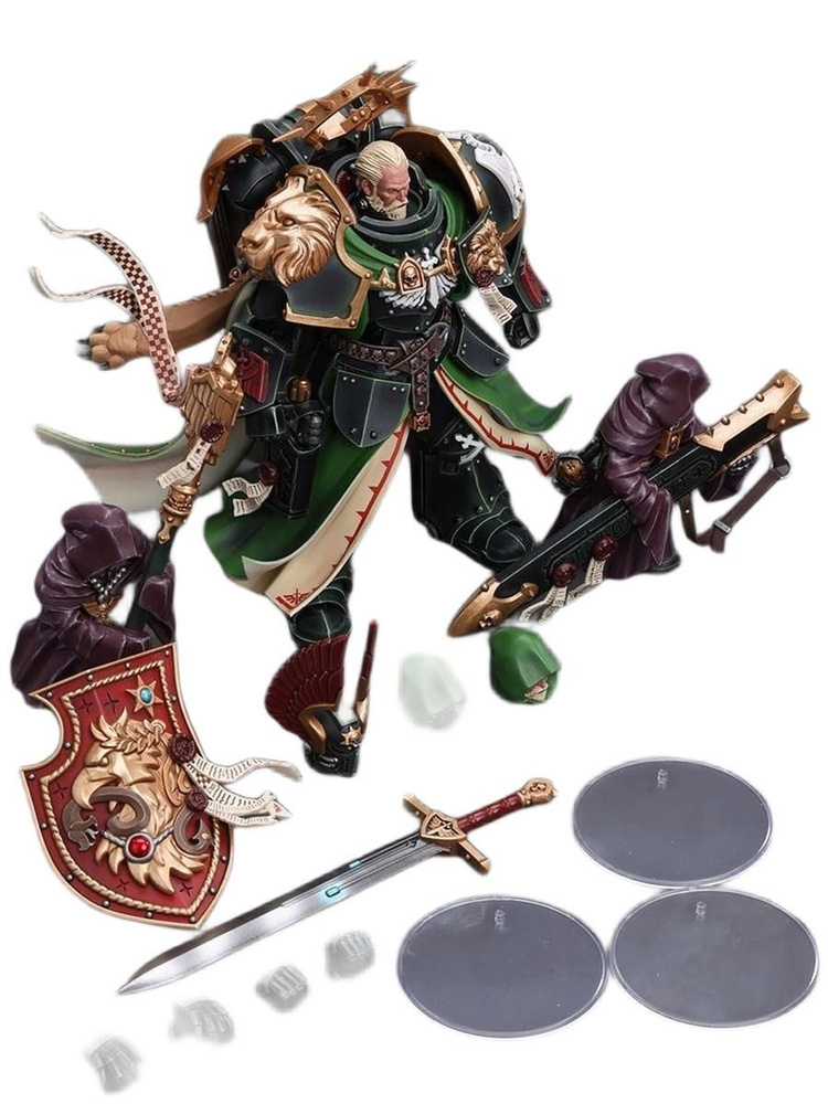 Подвижная фигурка JOYTOY Warhammer 40K Dark Angels Primarch Lion El ...