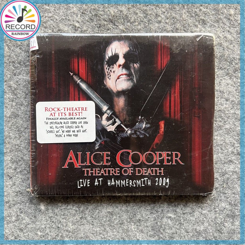 CD Alice Cooper Theatre Of Death CD 1Z01380 запечатанный совершенно ...