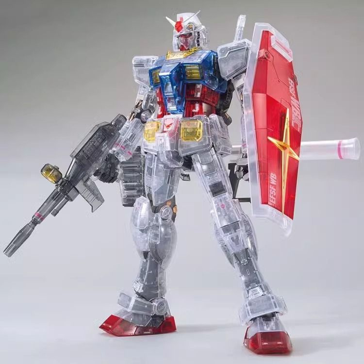 Фигурка Bandai MG 1/100 THE GUNDAM BASE LIMITED RX-78-2 GUNDAM Ver.3.0 CLEAR COLOR MOBILE SUIT ...