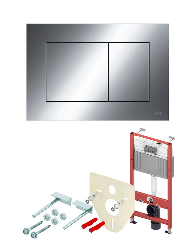 TECE now Комплект для установки подвесного унитаза с панелью смыва хром K447401/9400412 купить ...