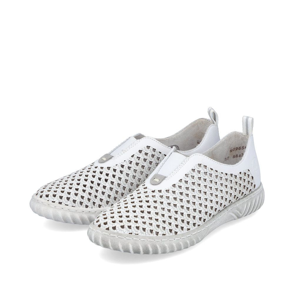 Слипоны Женский Rieker Натуральная кожа Туризм, размер 39 G Лето Без застёжки Швейцария купить c ...