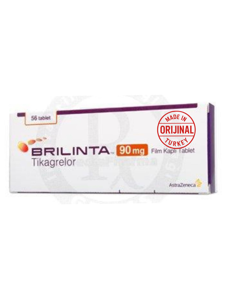 brilinta 90 мг, 56 шт. Турция. купить на OZON по низкой цене (2091969935)