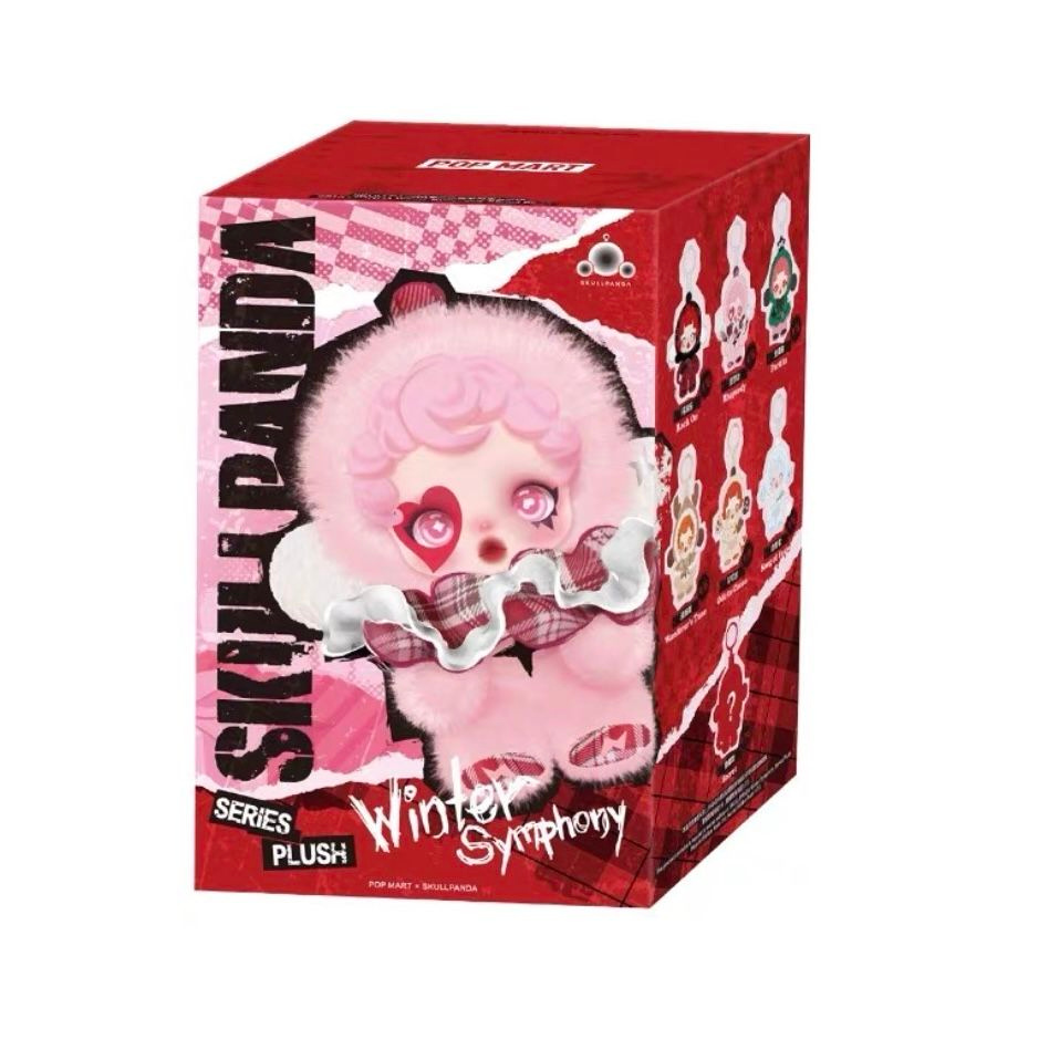 SKULLPANDA Winter Symphony Series Plush Глухая коробка, Фигурки Милых ...