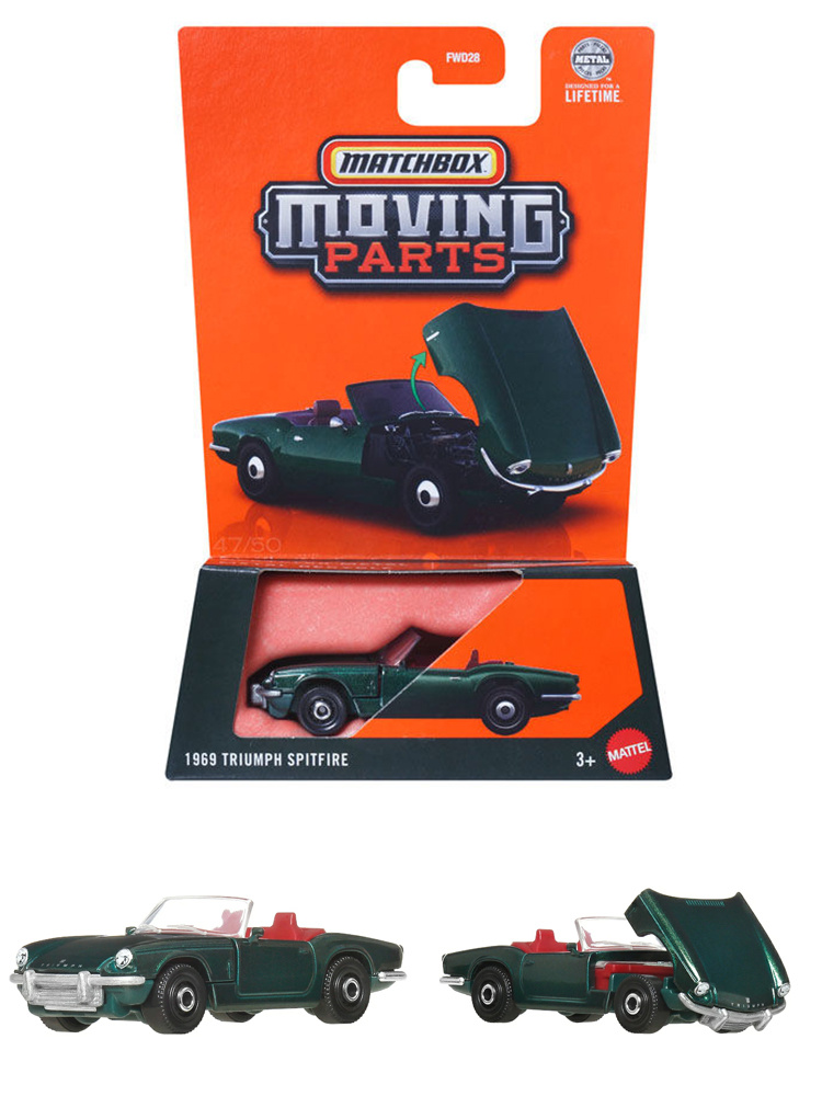 Машинка Matchbox 2025 FWD28 Moving Parts 1/64 Diecast Scale Model Car ...