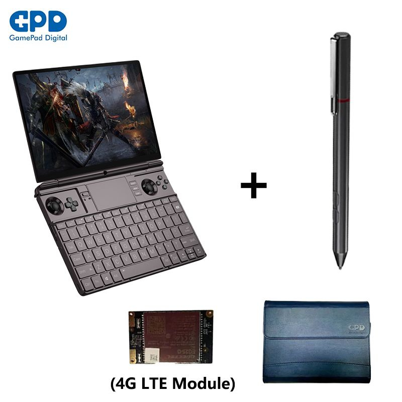 Ноутбук, 10, GPD WIN MAX 2, AMD Ryzen 7 8840U, 32 ГБ, AMD Radeon 780M ...