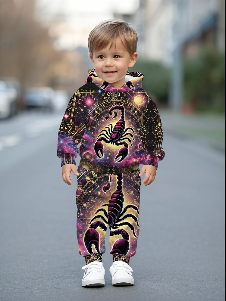 Костюм для малышей Мальчики Демисезон Светится в темноте, Камуфляж ...