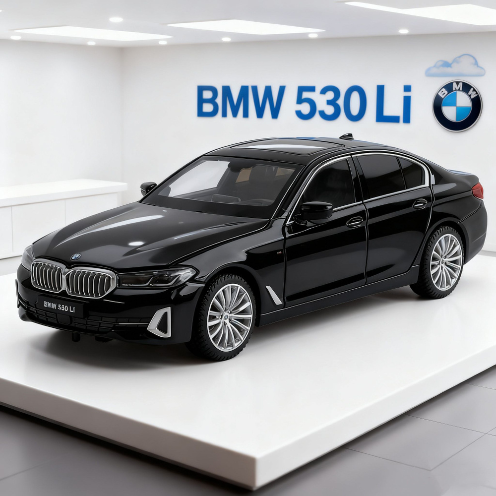 Миниатюрная модель автомобиля из литого металла БМВ 530 li модель ...