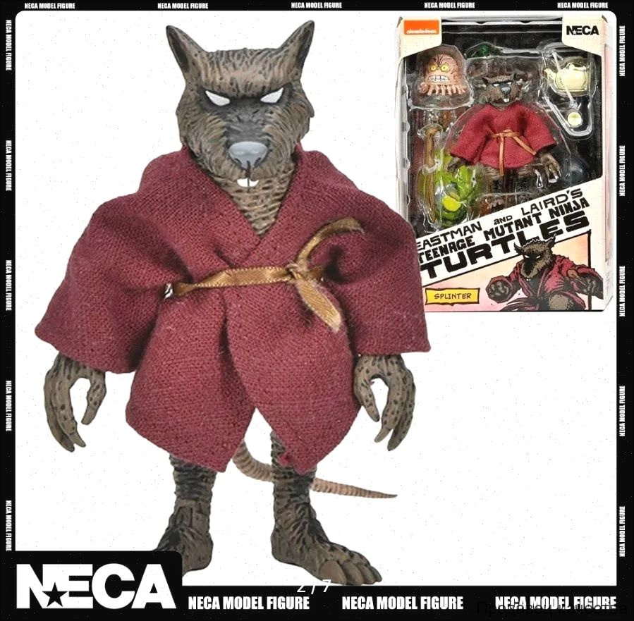 Коллекционная фигурка NECA "Сплинтер"/Splinter Ultimate (Teenage Mutant ...