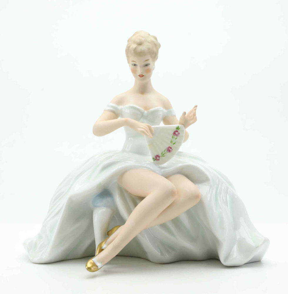 Фарфоровая фигура "Танцовщица с веером". Германия, Wallendorf, 1963-1990 гг. купить на OZON по ...