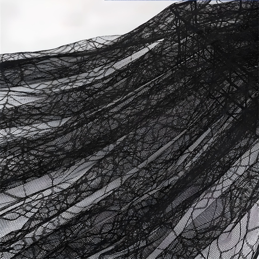 AUQ Декорация для Хэллоуина, тканевая паучья сетка с жаккардовым узором ...