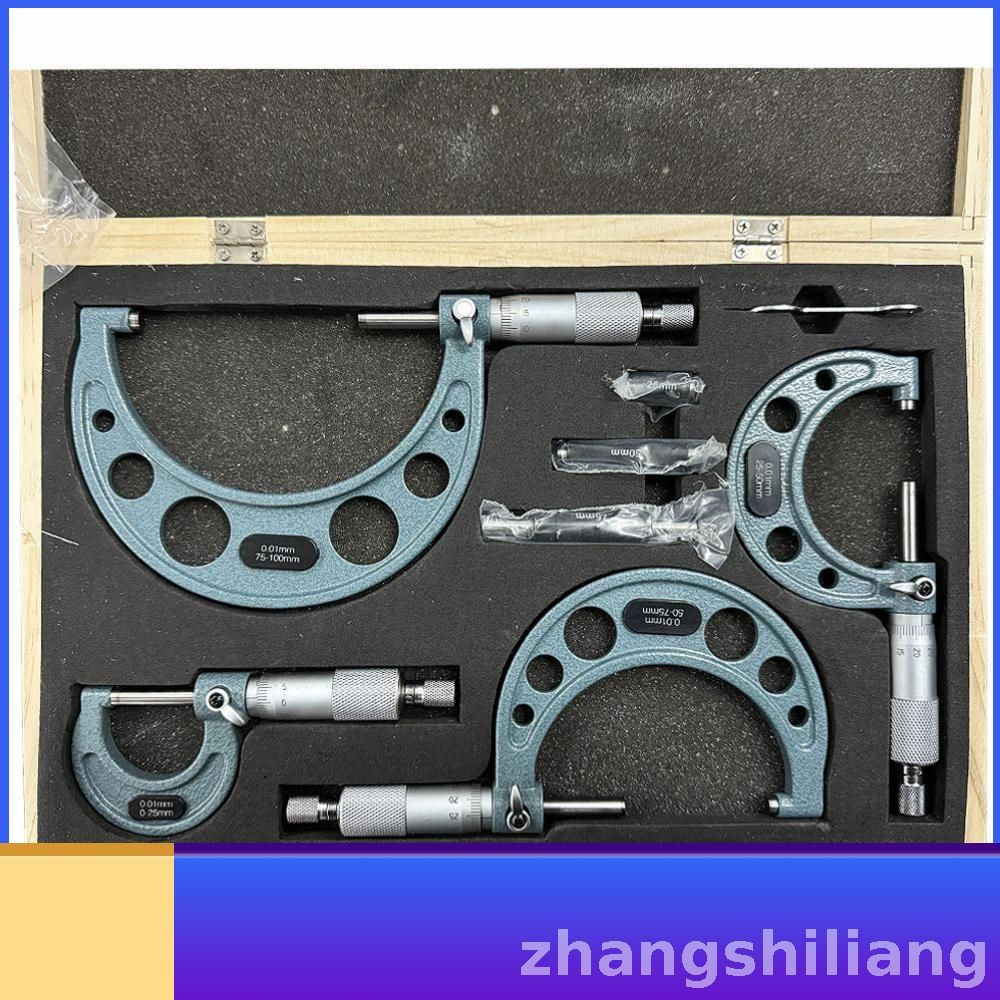 Премиум микрометр 0100 мм механический-zhangshiliang купить на OZON по ...