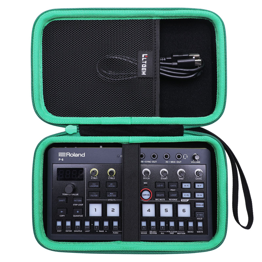 Roland AIRA Compact P-6 Жесткий Чехол LTGEM из ЭВА Прочный ...