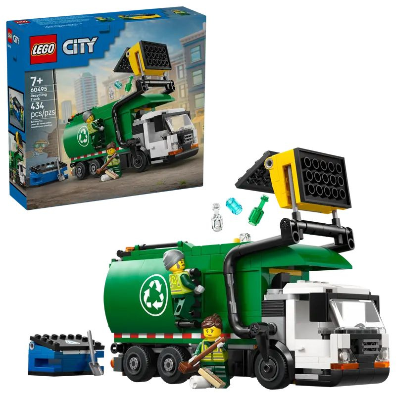 Lego City 60495 Неопределенный мусоровоз купить на OZON по низкой цене ...