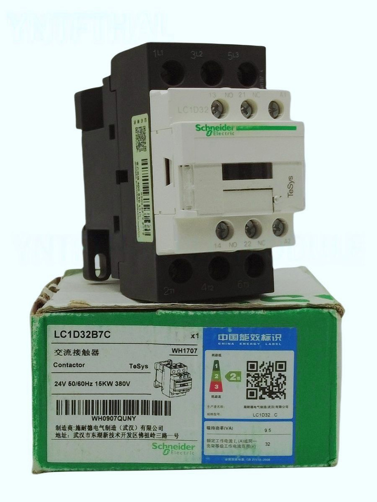 Контактор Schneider Electric LC1D32B7C 32А 15кВт 380В катушка 24В AC ...