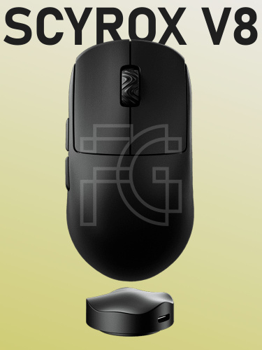 2 отзыв на Беспроводная легкая игровая мышь Scyrox V8 Black от ...