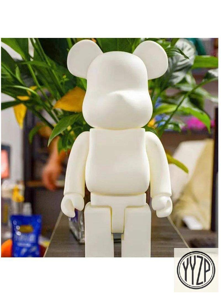 Игрушка Bearbrick Белая 50см DIY Краска купить на OZON по низкой цене ...