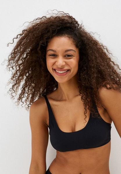 Бюстгальтер Женский Befree бандо, размер 40 черный Трикотаж Повседневный Китай Без застежки ...