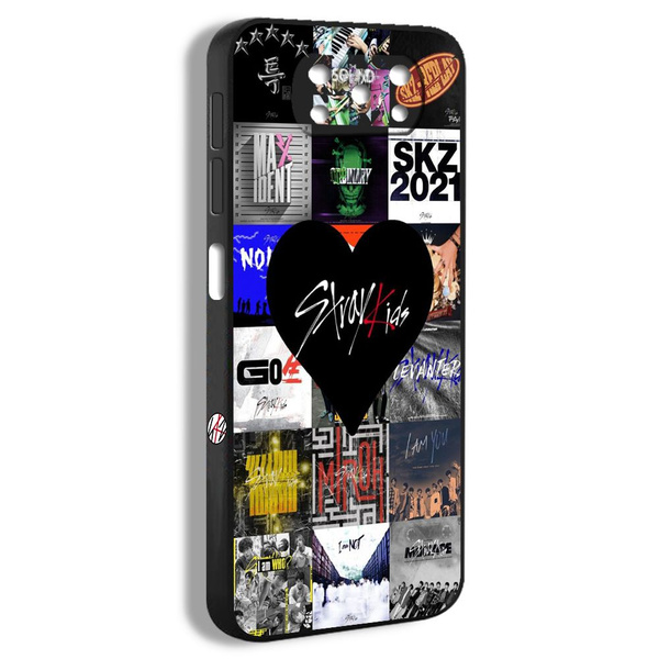 чехол для смартфона Подходит для xiaomi poco x3 pro стрэй кидс Знаки Stray Kids Обложка альбома ...