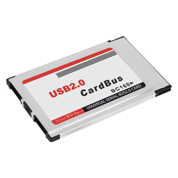 PCMCIA to USB 2.0 CardBus Dual 2 Port 480M Card Adapter для ноутбука ...