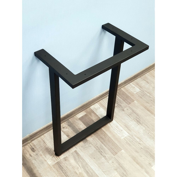 Подстолье устойчивое для стола 950 700 50х25 металлическое барное лофт с регулировкой высоты ...