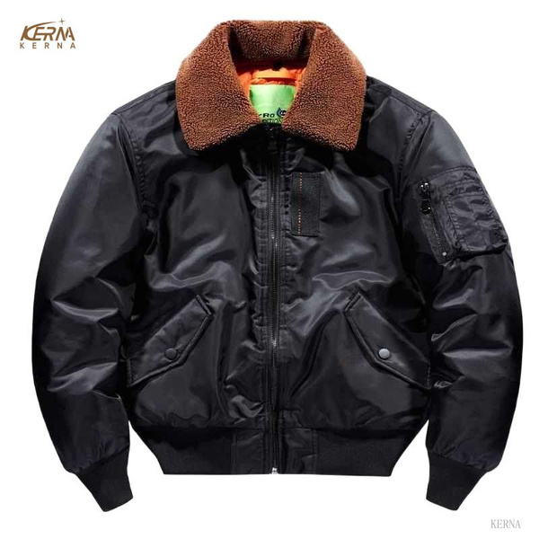 Бомбер Мужской KERNA Вышивка черный Нейлон, размер 48 Длинный Демисезон Полиэстер Китай купить c ...