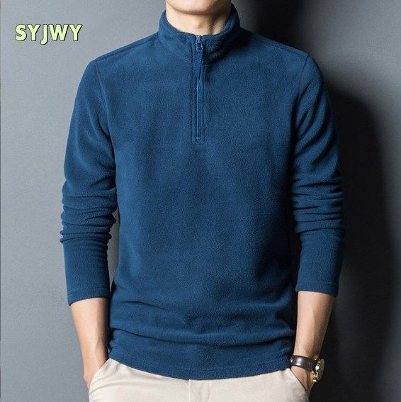 Джемпер Мужской, Женский SYJWY синий Полиэфирное волокно, размер 52 Без застежки Длинный Другое ...