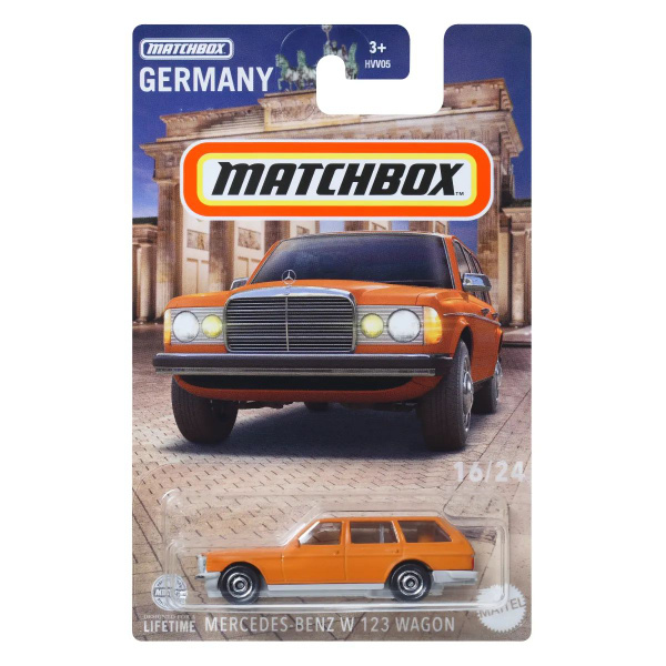 Машинка базовая Matchbox Germany Mercedes Benz W 123 Wagon оранж купить ...