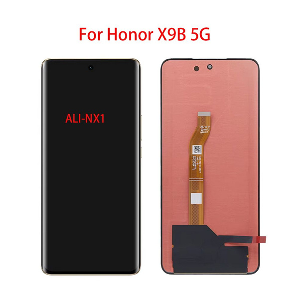 Дисплей на Honor X9b 5G AMOLED ALI-NX1 в сборе с тачскрином Черны ...