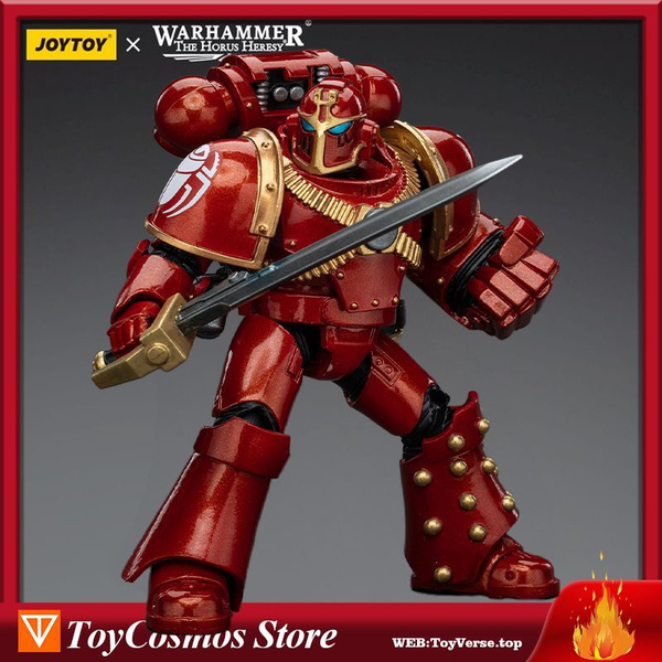 Подвижная фигурка JOYTOY Warhammer 30K Thousand Sons Legion MK IV Tactical Squad Sergeant with ...