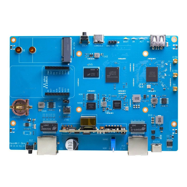 Для Banana Pi OpenWrt One Router MT7981B 1 ГБ DDR4 WiFi6 Gigabit ...