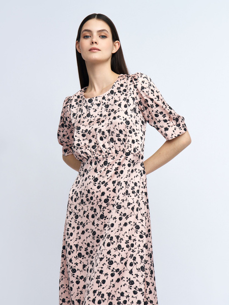 Платье Женский Zolla розовый Повседневный Короткий Полиэстер, размер 46 купить c доставкой на ...