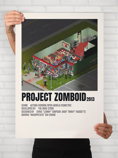 Постер HEAVEN POSTER Люди, Арт Project Zomboid 8, 61 42 купить c ...