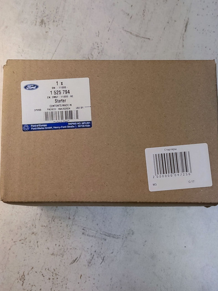 1525794 FORD Стартер S-Max, Focus-III-IV, Mondeo-IV-V, Kuga, Galaxy 06 ...