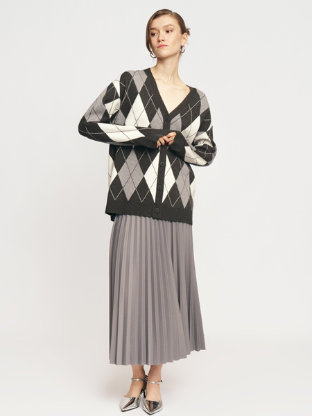 Юбка Женский Zolla серый Полиэстер, Эластан, размер 42 Демисезон, рост 164-176 купить c ...