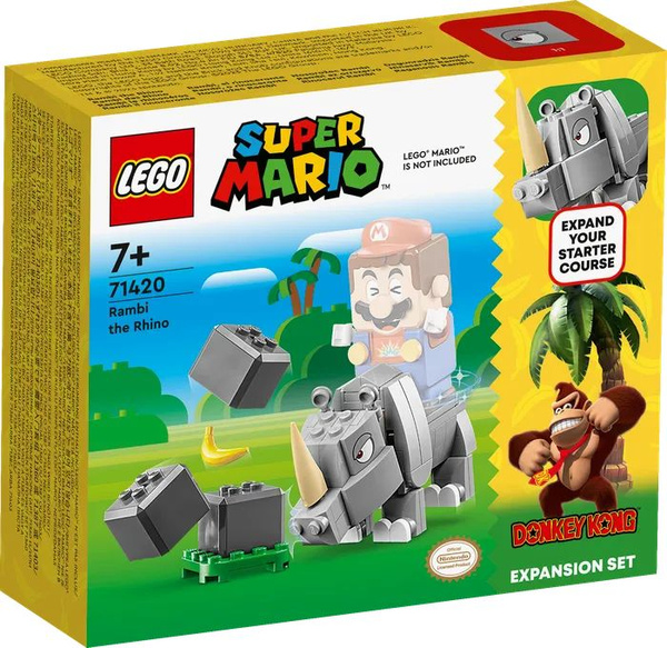 Конструктор Super Mario Rambi the Rhino 106 дет. купить на OZON по ...