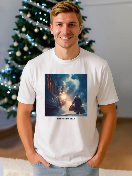 Футболка Мужской, Женский VicSi Collection белый Средний, размер 52 ...