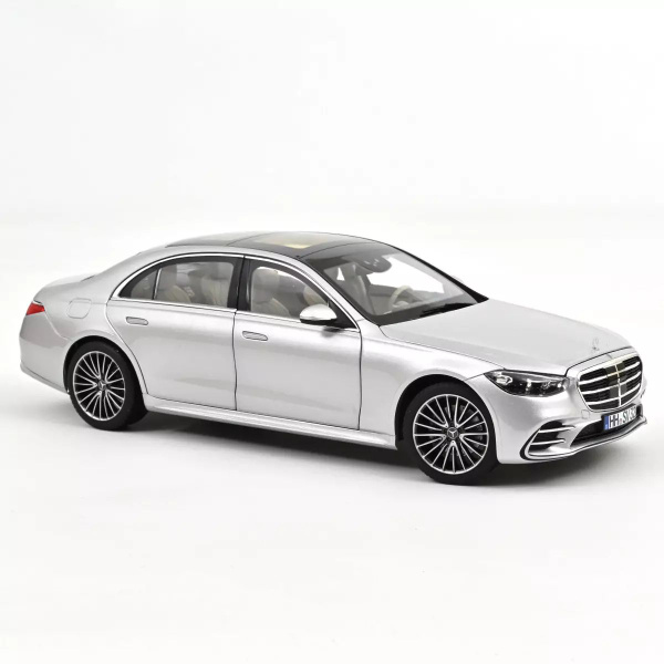 MERCEDES-BENZ S-Class AMG-Line (W223) 2021 Brillant Silver, NOREV 1/18 ...