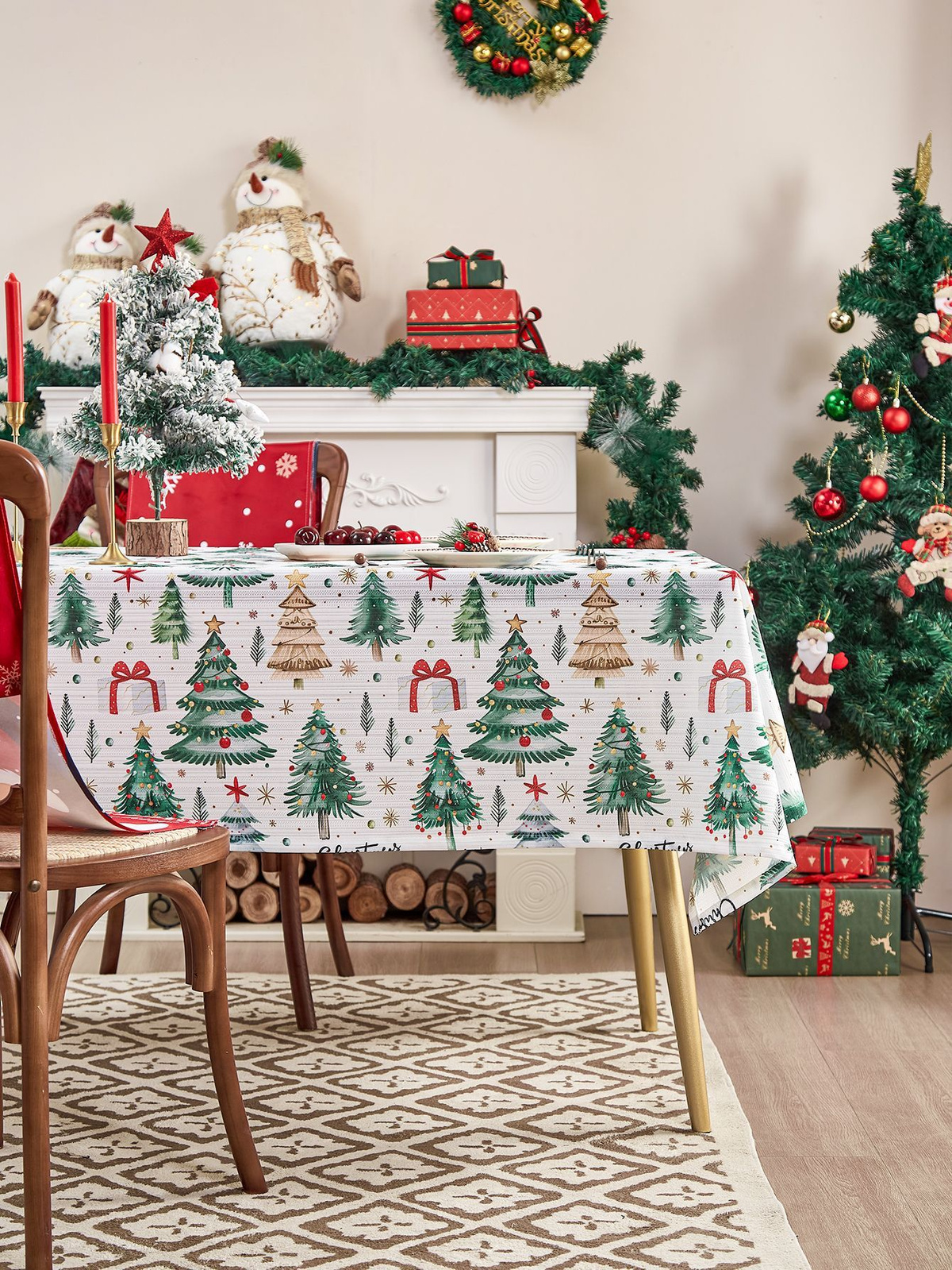 Скатерть Полиэстер 140x220см купить на OZON по низкой цене (3128557362)