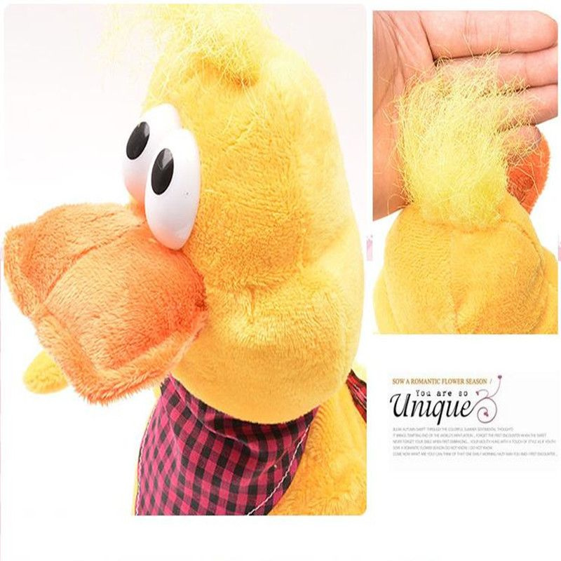 Электрическая плюшевая игрушка, сумасшедшая танцующая утка, лягушка ...