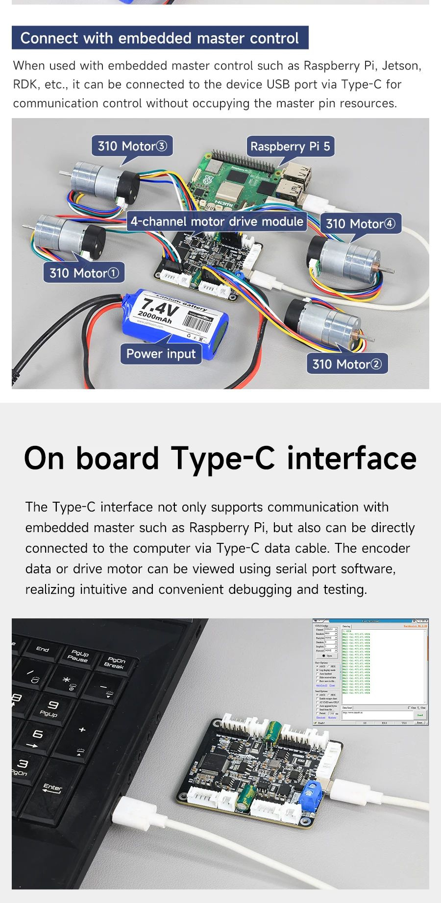 4-Каналы Encoder Motor Driver Модуль with OnboardCircuit for Motor ...
