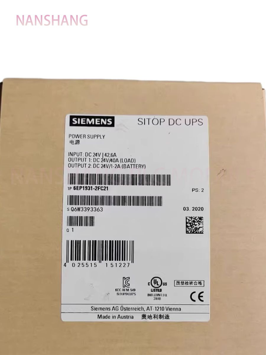 Новый оригинал Модуль питания Siemens 6EP1931-2FC21 купить на OZON по низкой цене (2465569266)