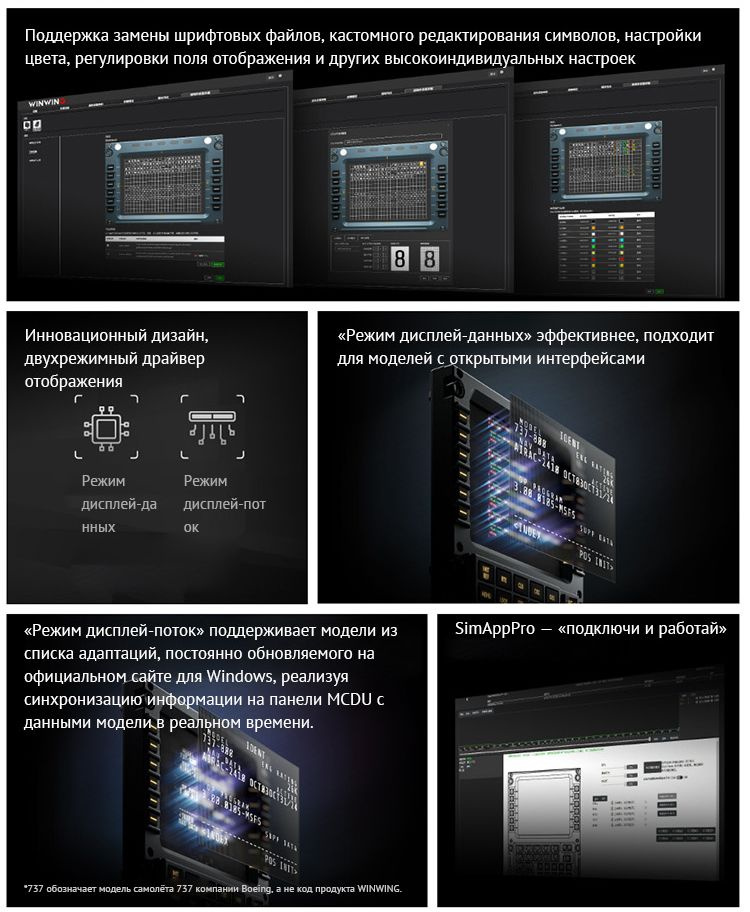 WINWING PFP 3N Панель управления бортовым компьютером FMS для ...