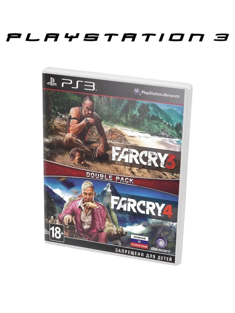 Игра Far Cry3/Far Cry4 (PlayStation 3, Русская версия) купить на OZON по низкой цене (1595524159)