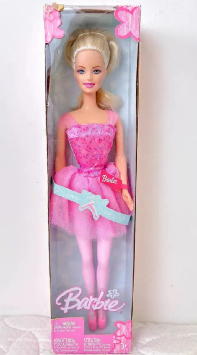 Barbie Doll Pink Ballerina My First Ballet Lesson 2004 балет Барби 2004 ...