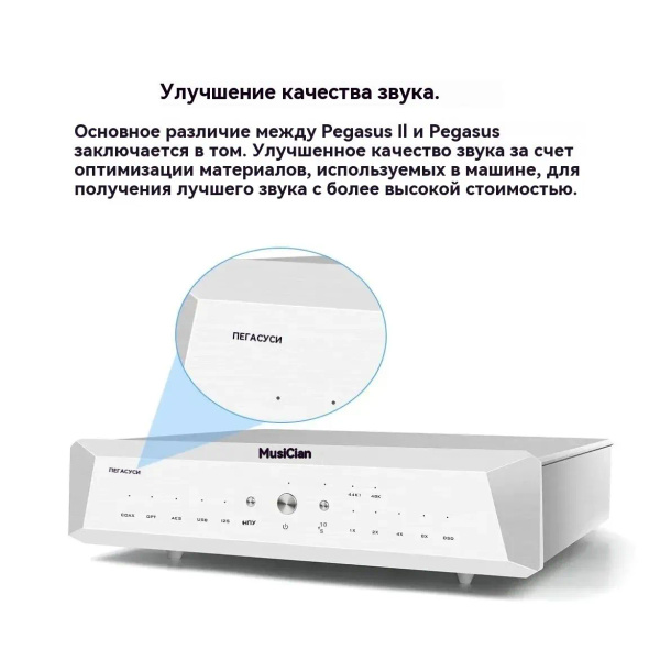 музыкант Pegasus Ii R2r цап 24 бит истинно сбалансированный R2r 6 бит