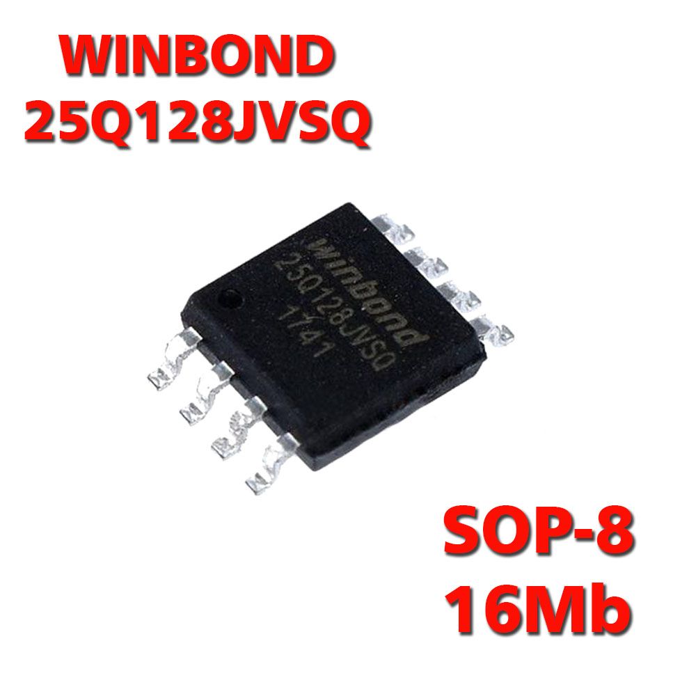 Микросхема Winbond 25Q128JVSQ (3шт.) SOP-8 купить на OZON по низкой ...