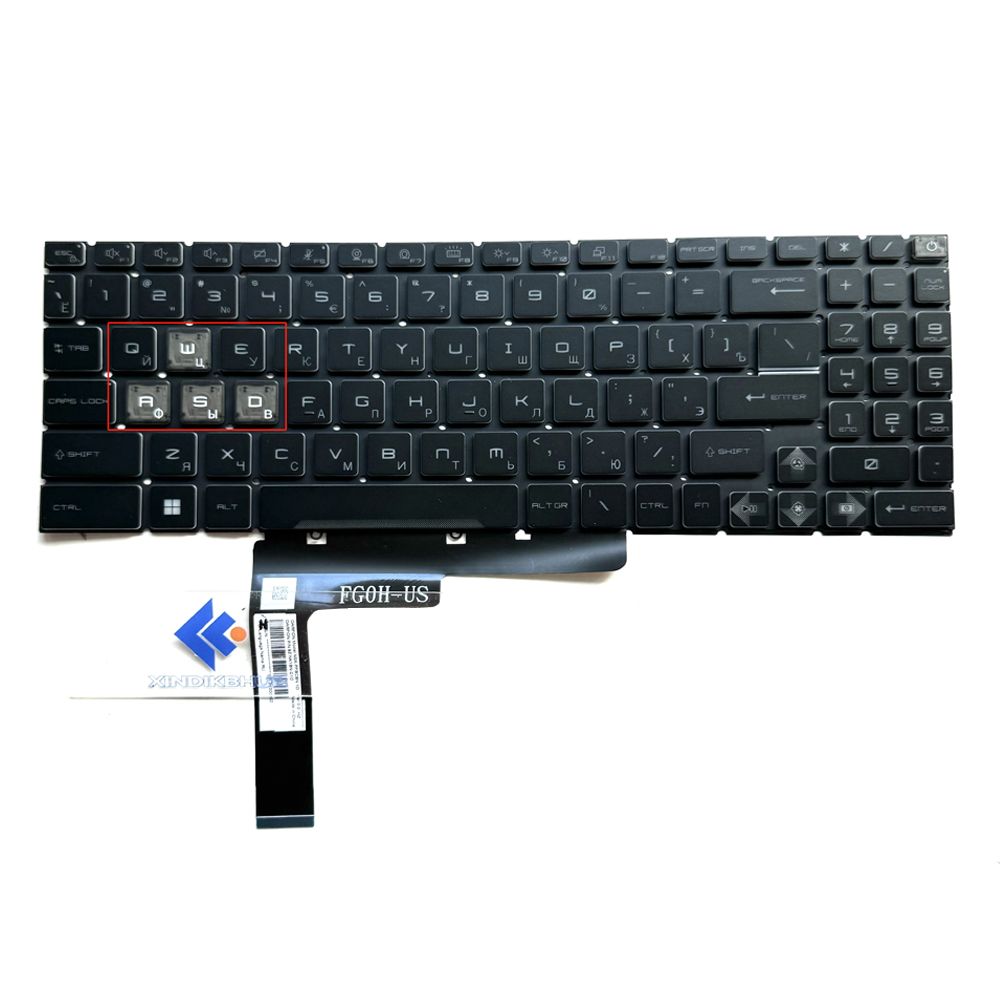 Новая клавиатура для (Per-Key RGB) MSI Vector GP78 GP78HX keyboard Per ...